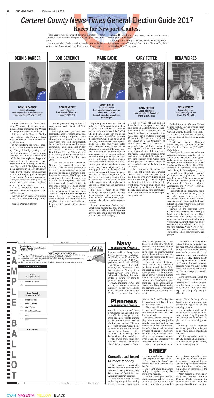 Page A4 | Tideland news | carolinacoastonline.com