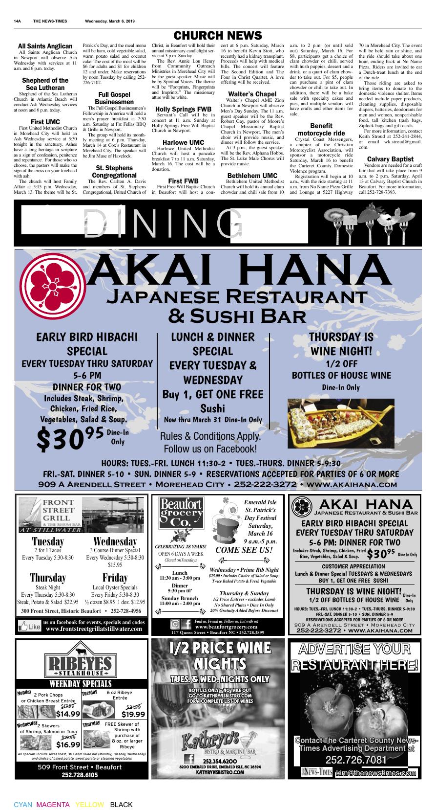 Page B14 | Tideland news | carolinacoastonline.com