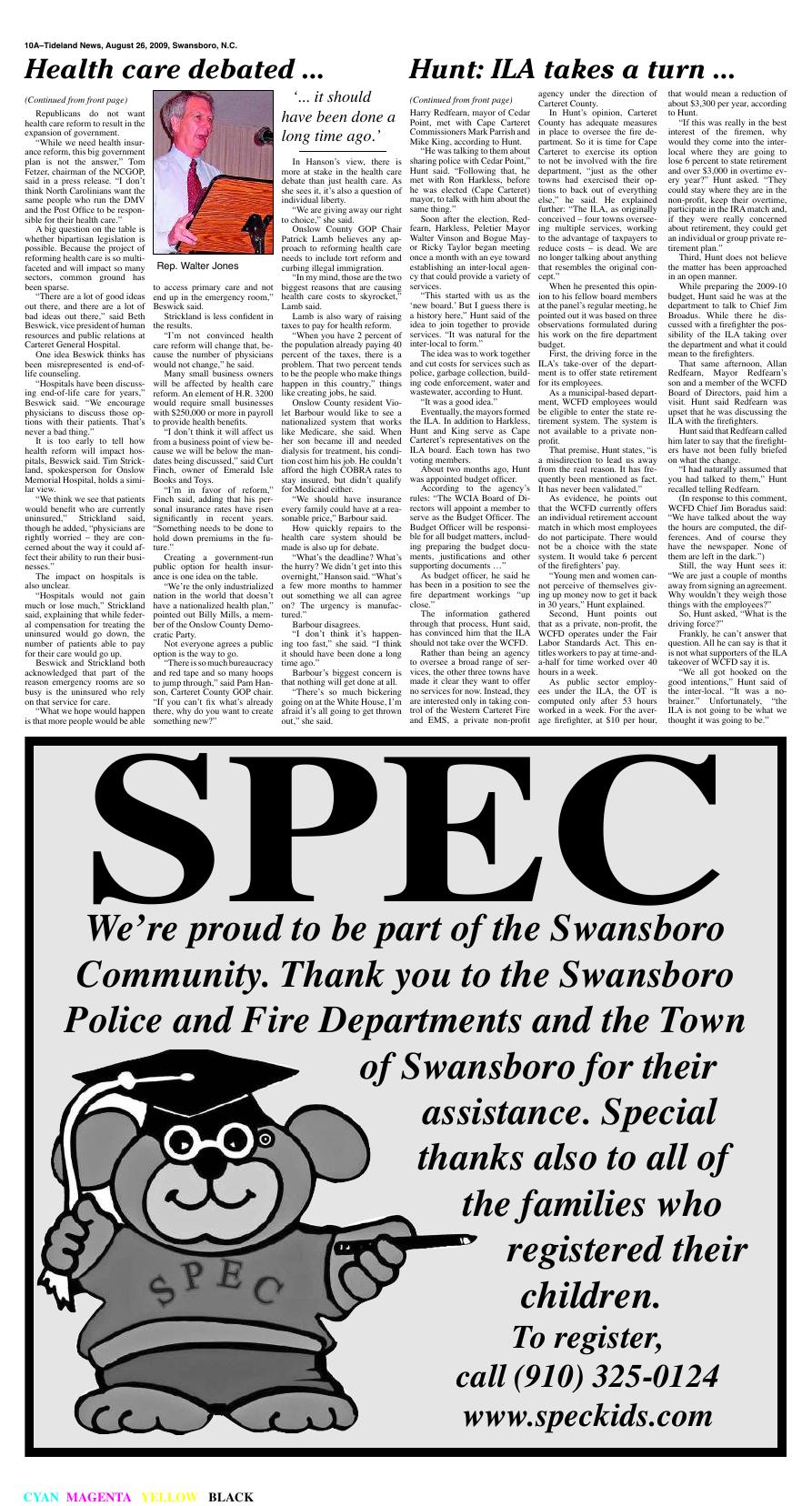 Page 10A | Tideland News | carolinacoastonline.com