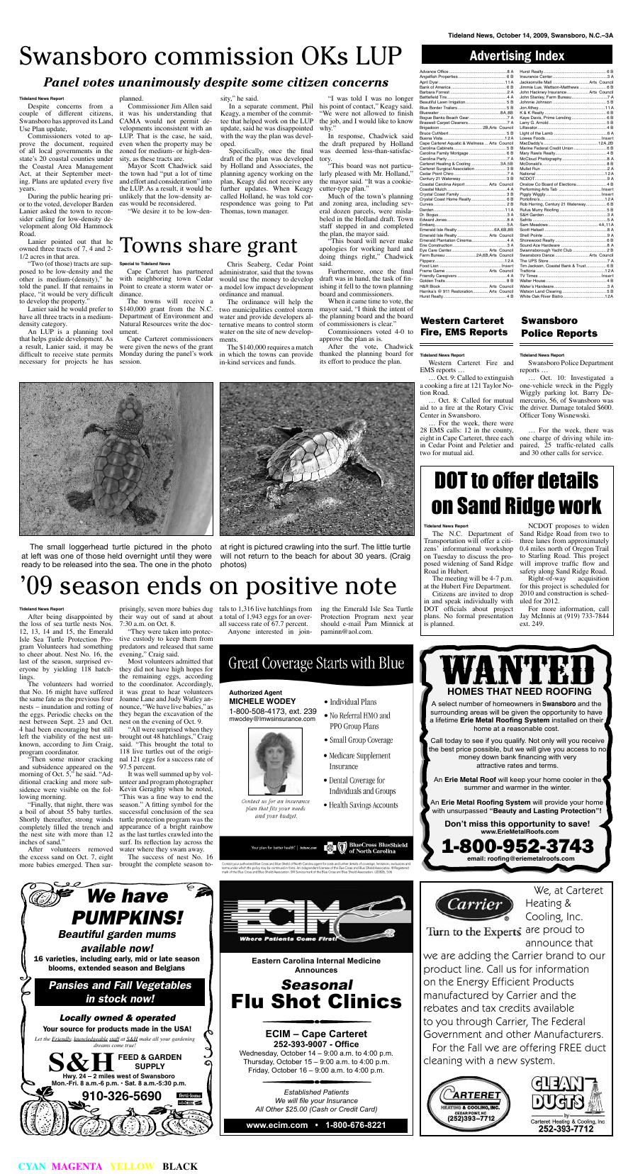 Page 3A | Tideland News | carolinacoastonline.com
