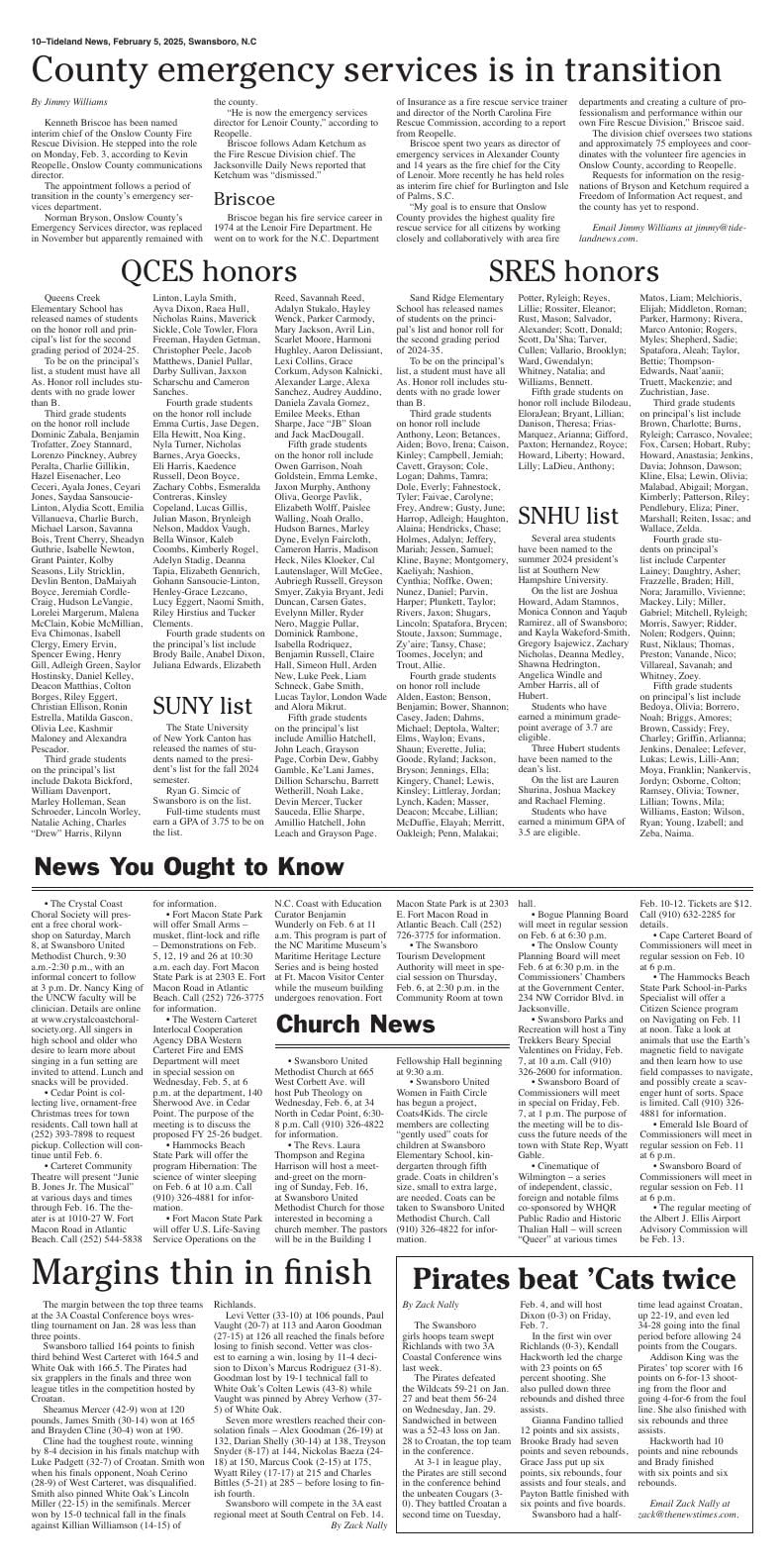 Page A-09 | Tideland news | carolinacoastonline.com