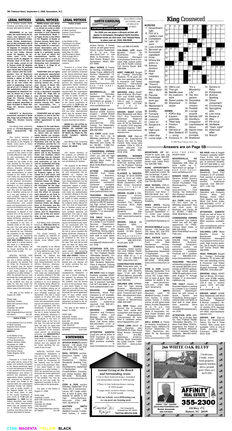 Page 8B | Tideland News | carolinacoastonline.com