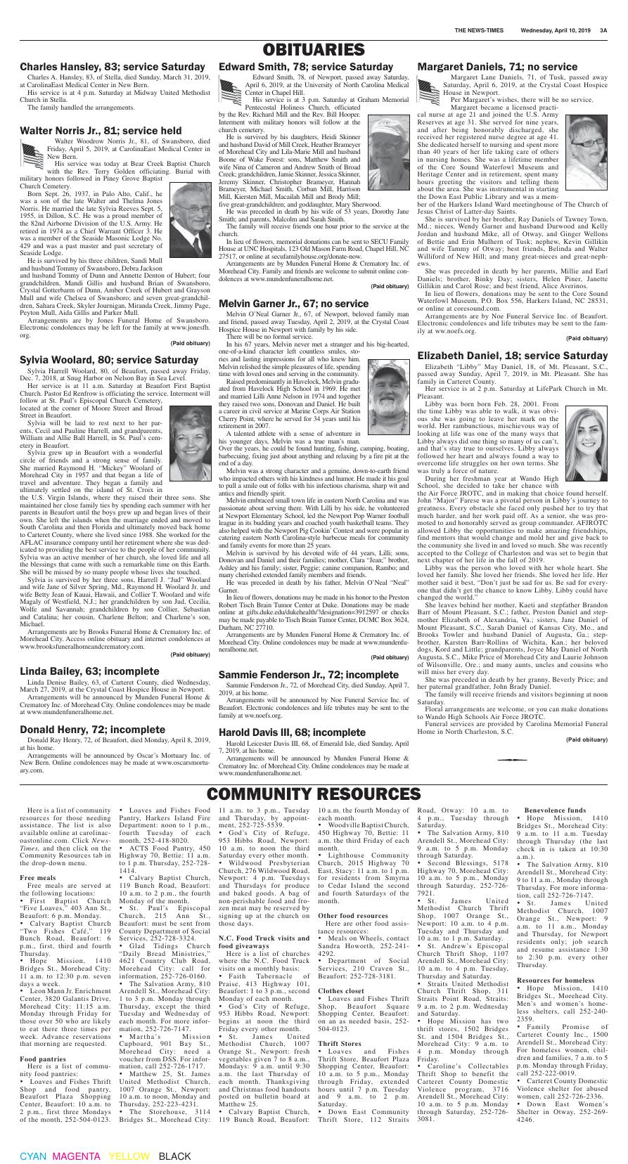Page B4 | Tideland news | carolinacoastonline.com