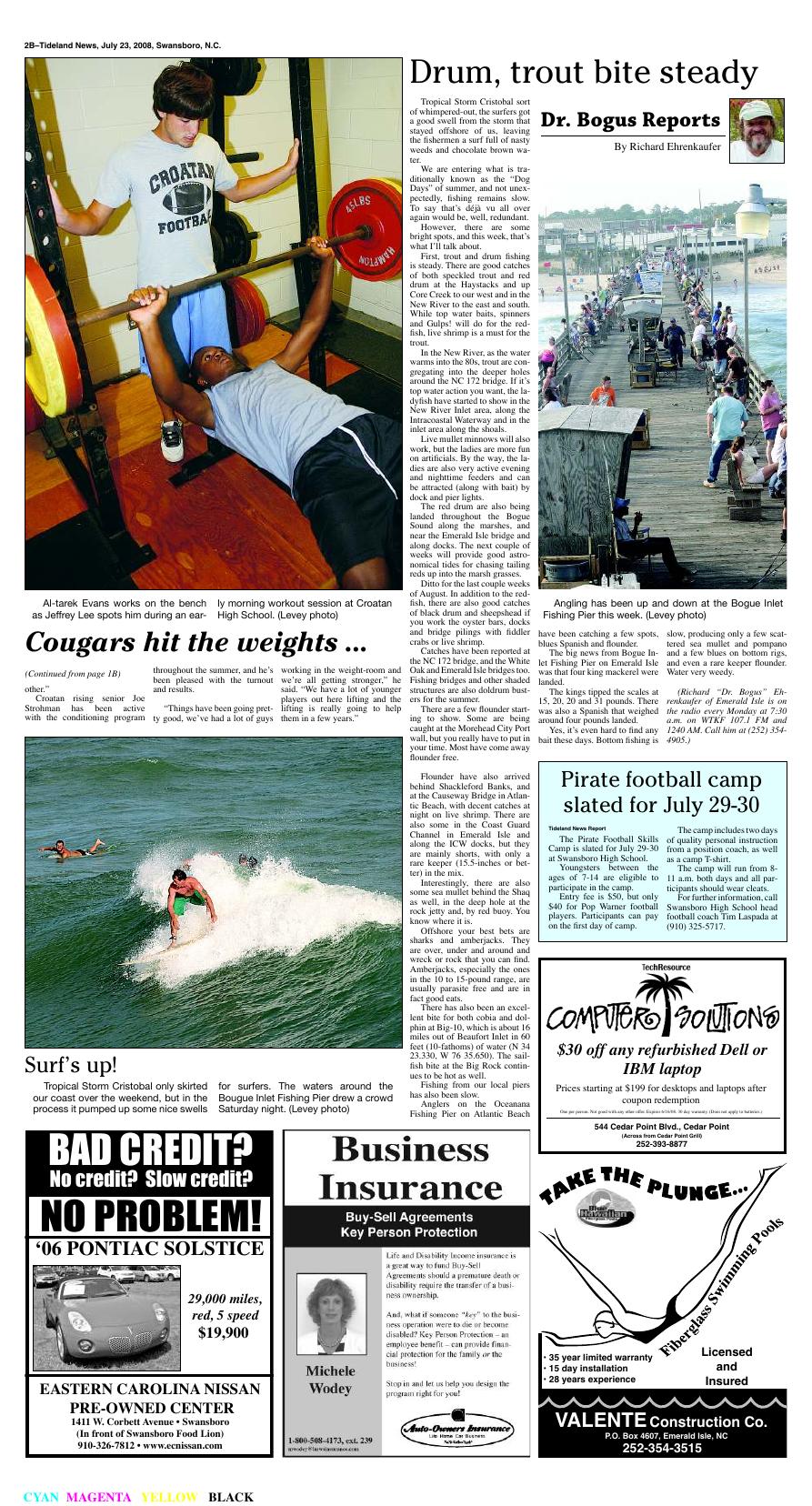 Page 2B | Tideland News | carolinacoastonline.com