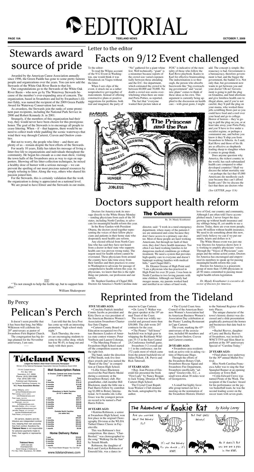 Page 10A | Tideland News | carolinacoastonline.com
