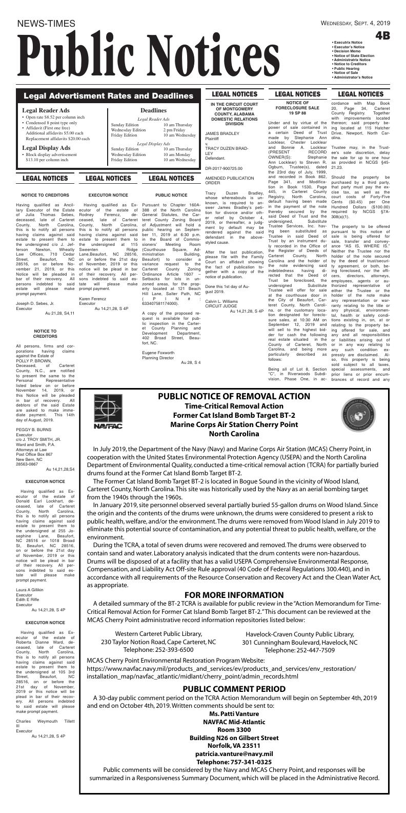 Page C-04 | Tideland news | carolinacoastonline.com