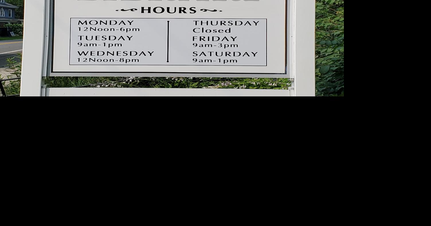 Updated Sign at Gale Library | Libraries | carriagetownenews.com