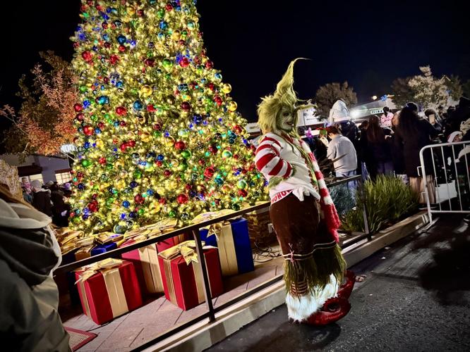 dancing christmas tree lights