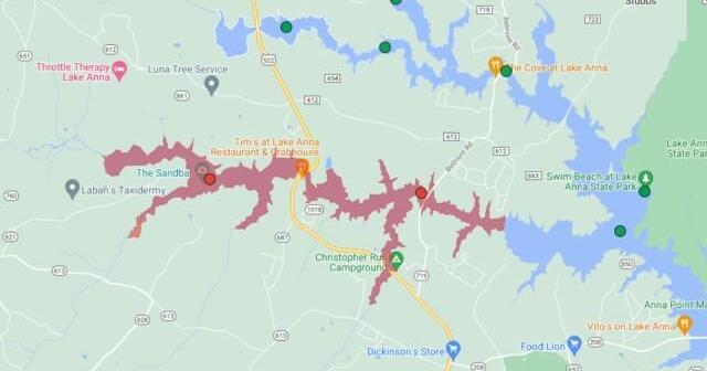 Algae bloom advisory expanded for North Anna branch of Lake Anna ...