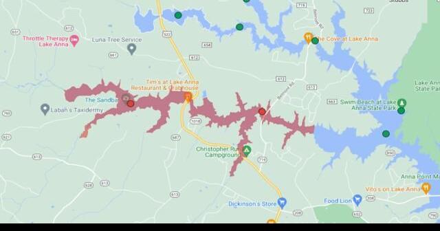 Algae bloom advisory expanded for North Anna branch of Lake Anna ...