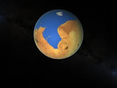 mars planet color code