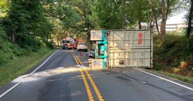 No injuries reported in tractor trailer crash on Louisa Road ...