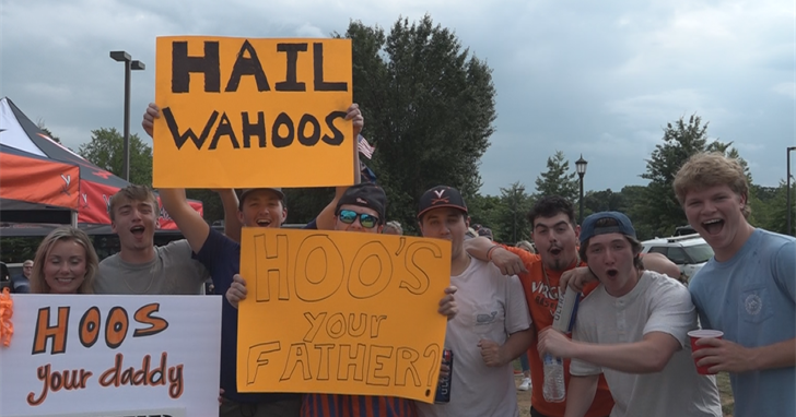 UVA fans fill The Dish for the regional final game | Uva | cbs19news.com