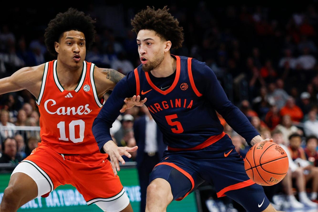 No. 10 Virginia rolls past Miami 84-62 to advance to ACC Tournament ...