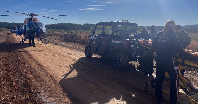 One person rescued after being pinned under ATV | News | cbs19news.com