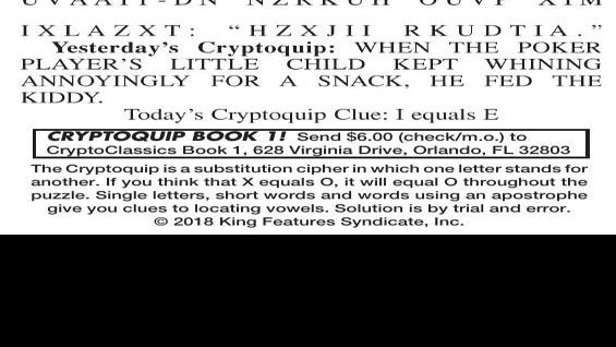 080918 Cryptoquip | Cryptoquip | cecildaily.com