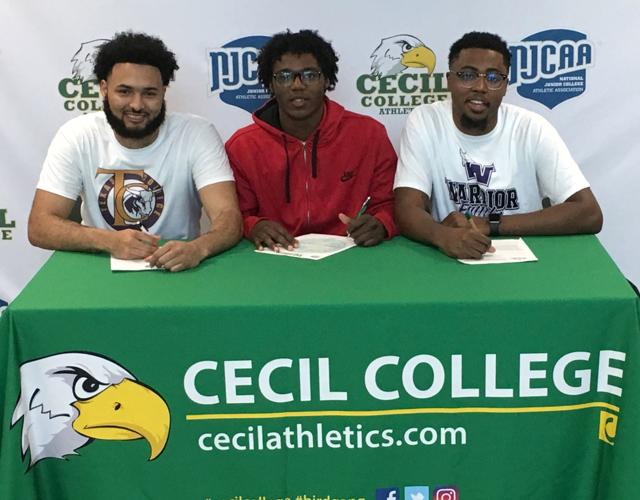 Three members of Seahawks basketball sign Letters of Intent | Cecil ...
