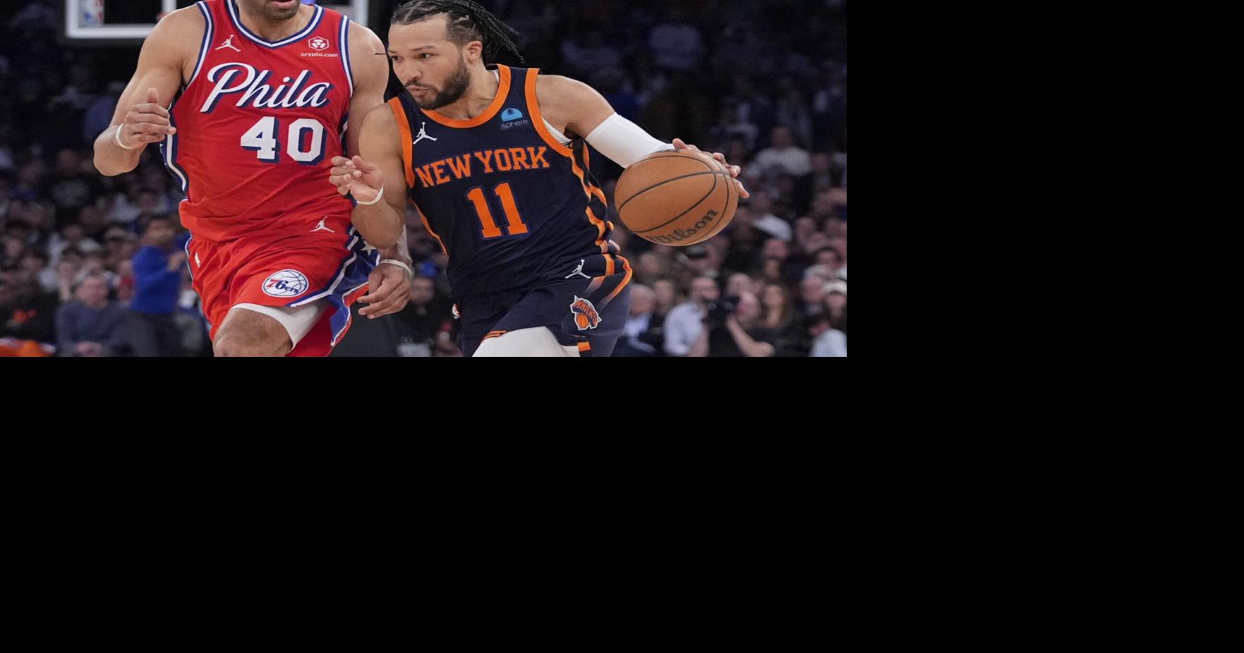 Donte DiVincenzo caps desperate rally with 3-pointer, Knicks beat 76ers ...