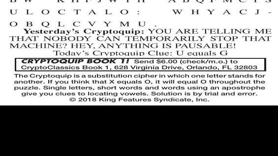 050518 Cryptoquip | Cryptoquip | cecildaily.com