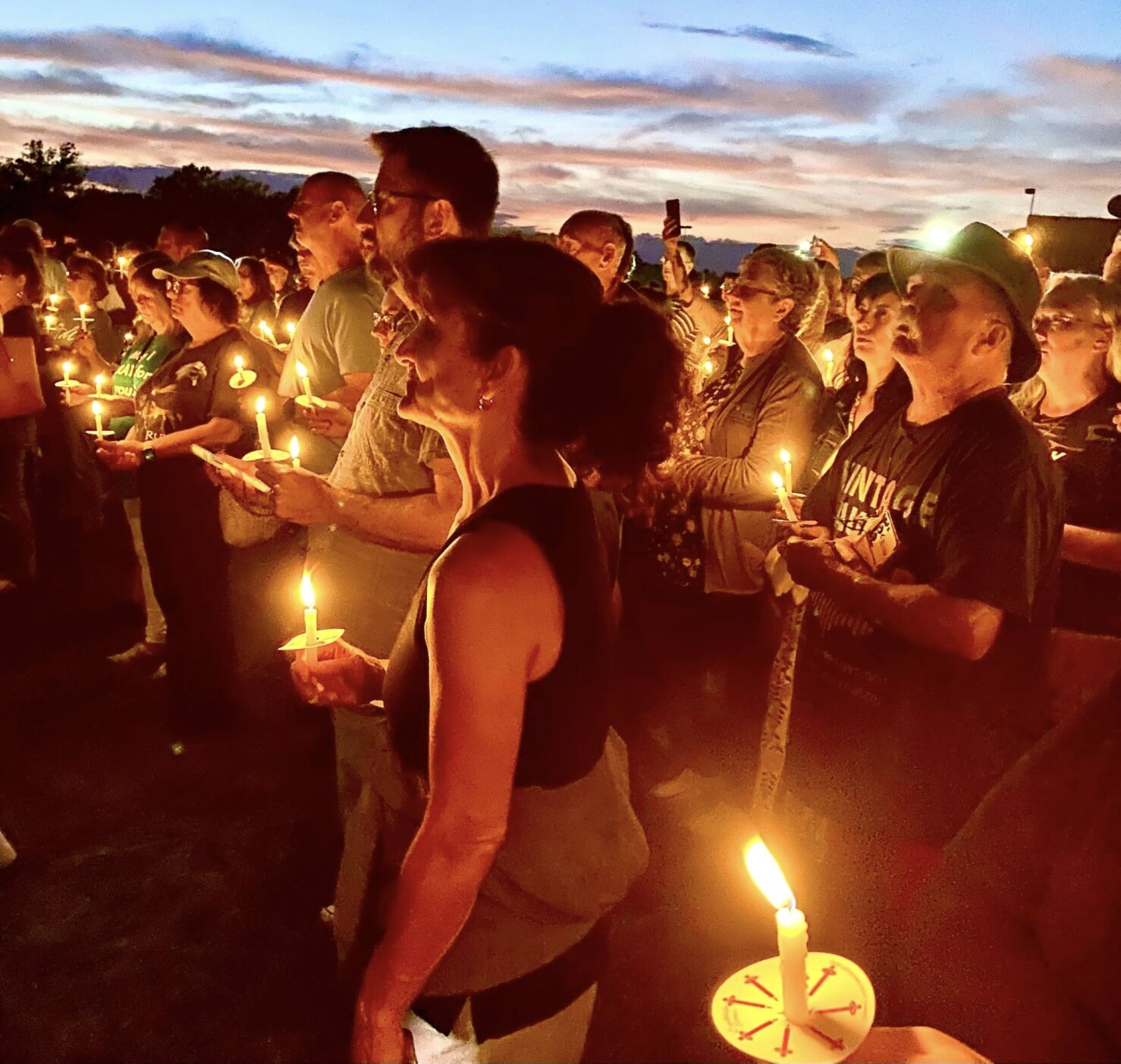 Candlelight vigil for slain activist draws hundreds to Calvert | News ...
