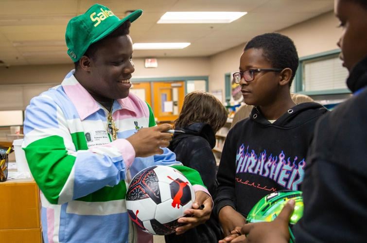 CCPS alumnus shares advice and encouragement with Elkton Middle School ...