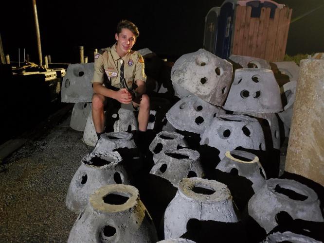 Keegan Pepper Eagle Scout Project 2021 – Oyster (Reef) balls for ...