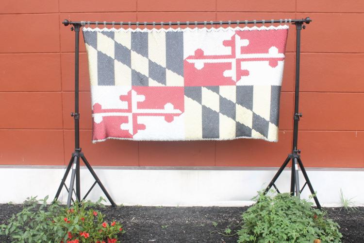 North East artist constructs ‘scalemaille’ Maryland flag | Arts and ...