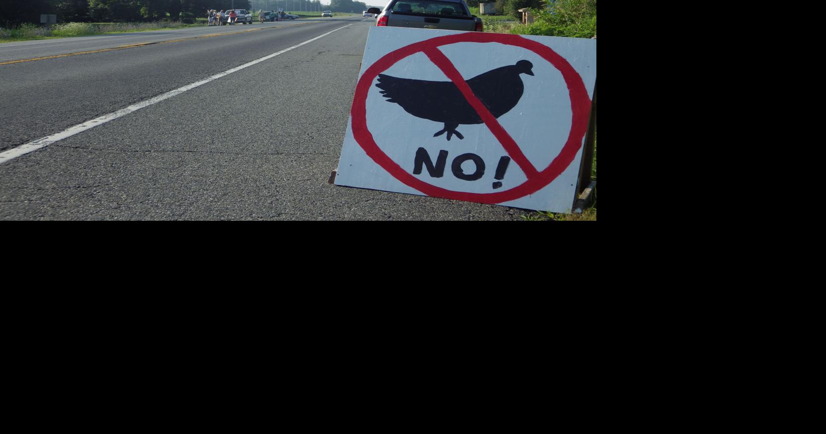 Neighbors hold protest against proposed chicken farm | Spotlight ...