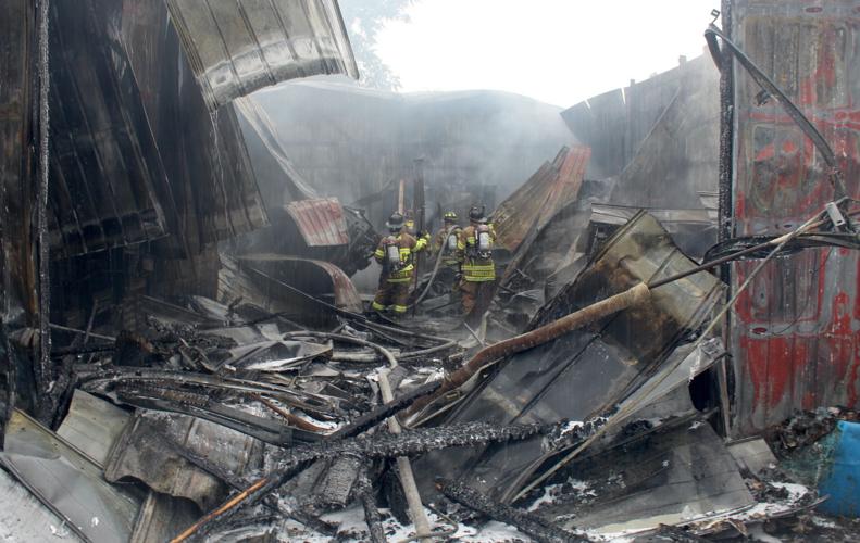 Fire heavily damages auto repair garage in Rising Sun | Local News ...