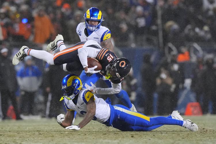 Rams shake off wild TD pass by Caleb Williams to force OT, beat Bears ...