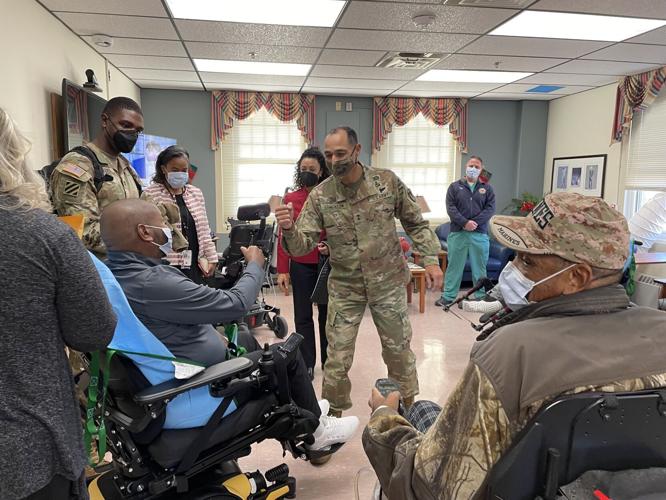 APG Commander Edmondson visits Perry Point veterans | Christmas ...