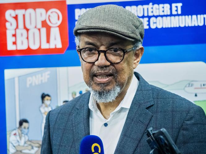 WHO chief lands in Congo to address rare Ebola outbreak amid distrust ...