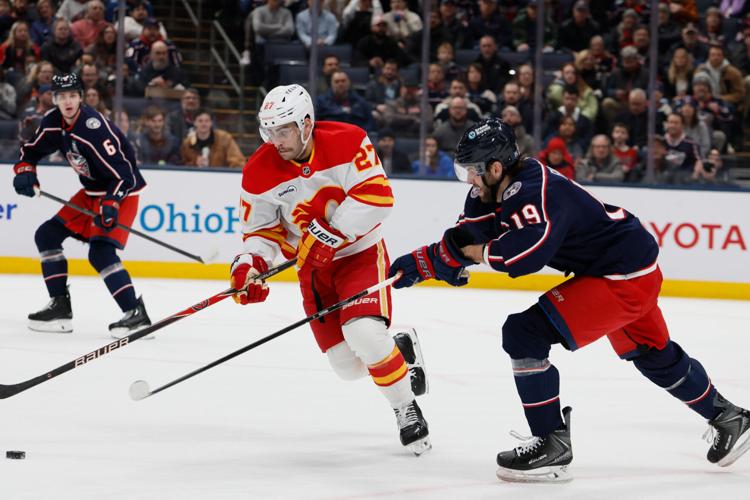 Jenner's goal propels Blue Jackets to 5-3 win over Flames in Bowness ...