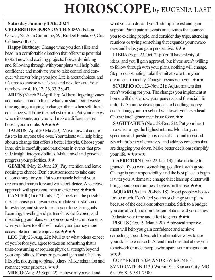 0127 horoscope | Horoscopes | cecildaily.com