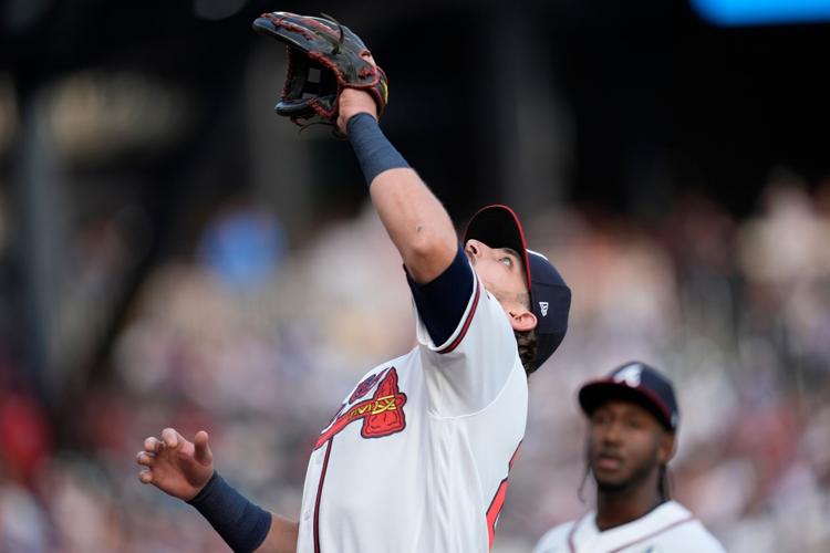 Matt Olson homers, Bryce Elder bounces back to lead Braves past Blue ...