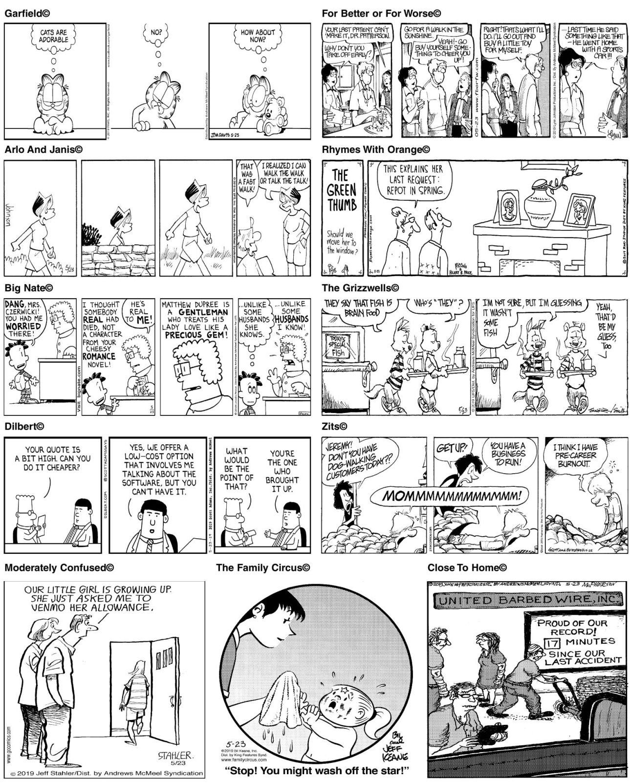 052319 comics | Comics | cecildaily.com