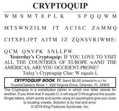 Cryptoquip | cecildaily.com