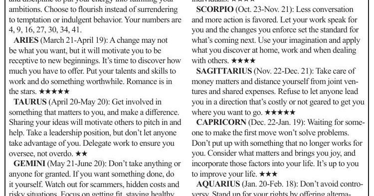 0223 horoscope | Horoscopes | cecildaily.com