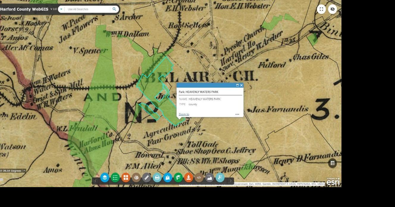 Interacive historical maps added to Harford County's website ...