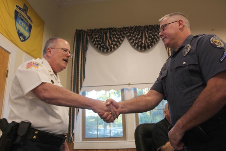 One promoted, one welcomed at Perryville Police Department | Local News ...