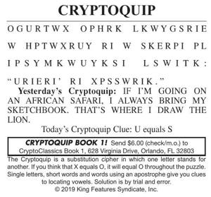Cryptoquip | cecildaily.com