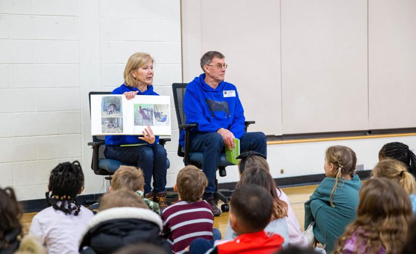 Charlie the Cecil County Cow visits Bayview Elementary for Read Across ...