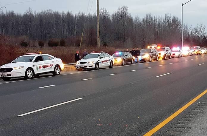 Cecil police convoy honors slain Harford County deputy | Local News ...