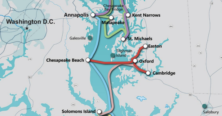 6 potential Chesapeake Bay ferry routes recommended in study | Regional ...