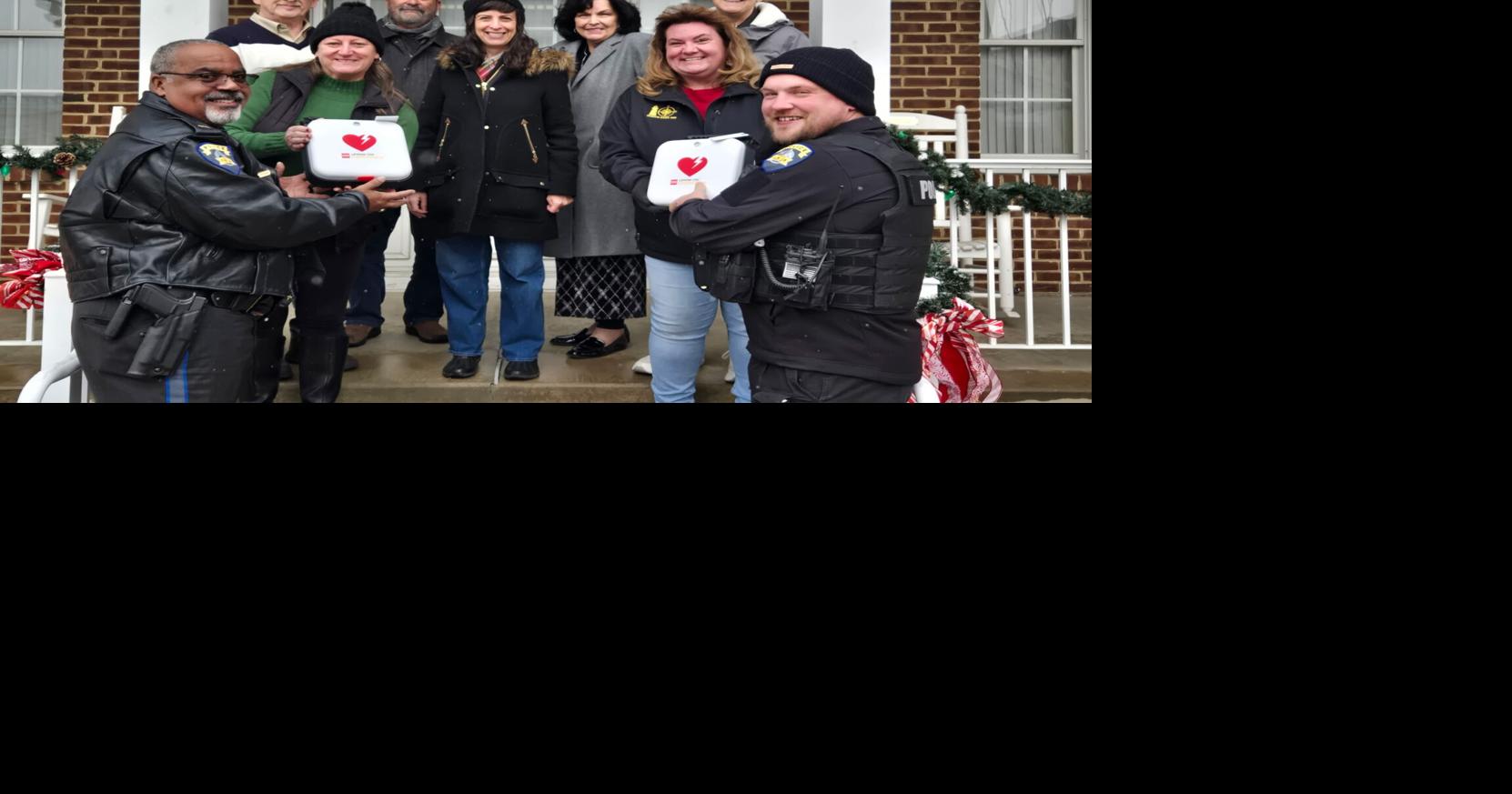 Rising Sun Police gifted with new AEDs | News | cecildaily.com