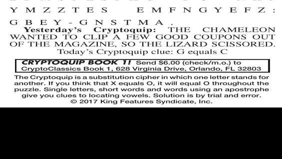 072817 cryptoquip | Cryptoquip | cecildaily.com