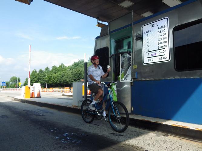 First bicyclists cross the Hatem Bridge | Spotlight | cecildaily.com