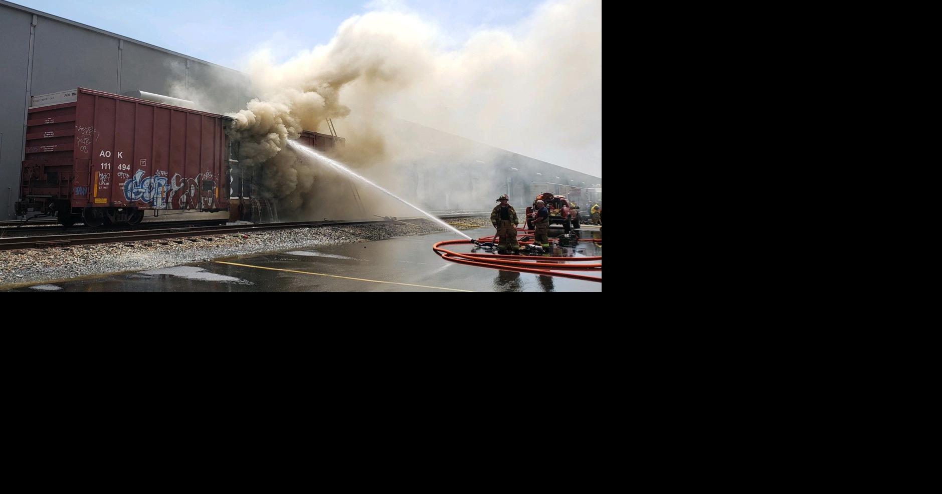 Railroad box car fire near Perryville destroys $106K in refrigerators ...