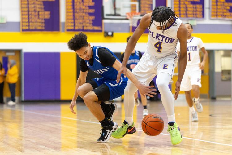 Elkton tips off basketball playoffs with victory over North East ...