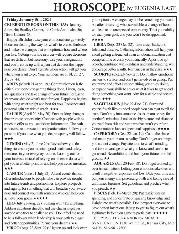 0105 horoscope | Horoscopes | cecildaily.com